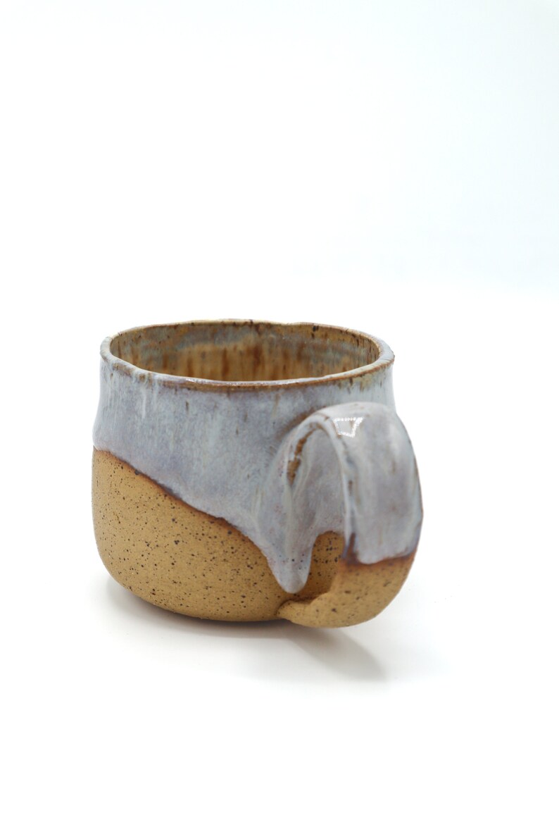 Hand Glazed Stoneware Mug: Lavender Melt Speckled Ceramic - Etsy