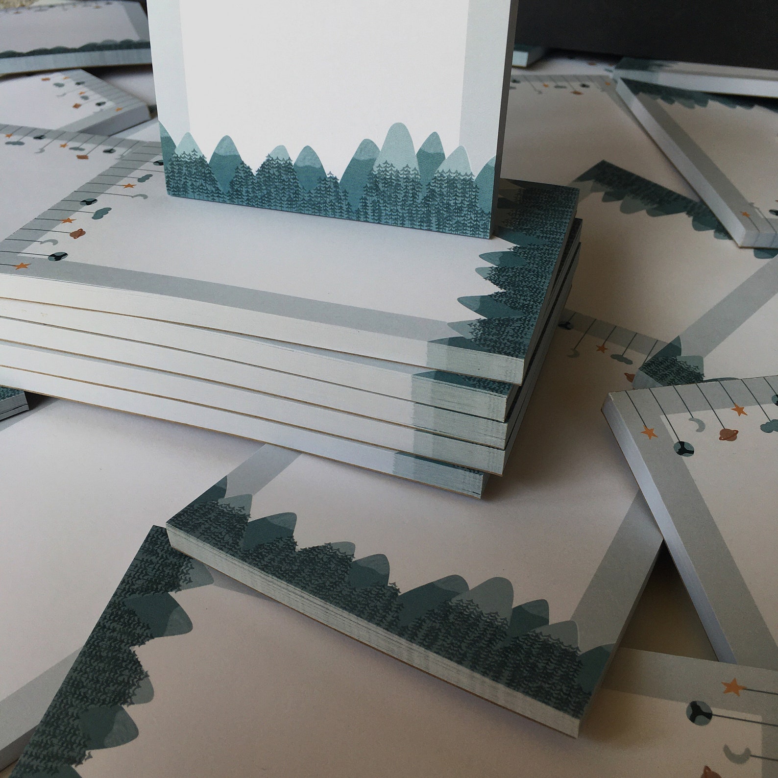 Mountain Sky Notepad Organization, to Do List, Blank Notepad, Adventure ...