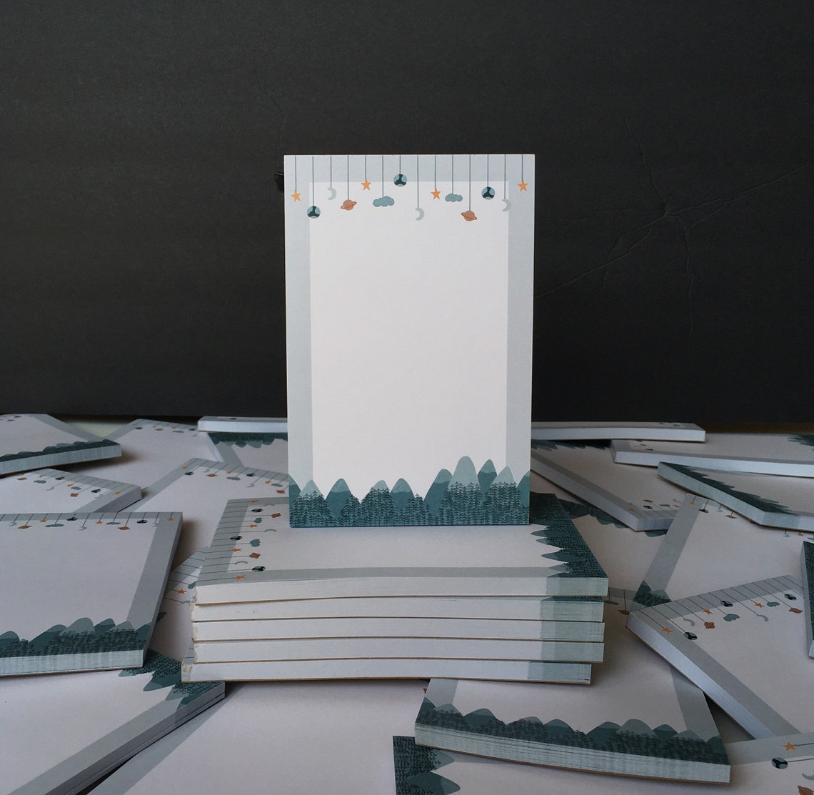 Mountain Sky Notepad Organization, to Do List, Blank Notepad, Adventure ...