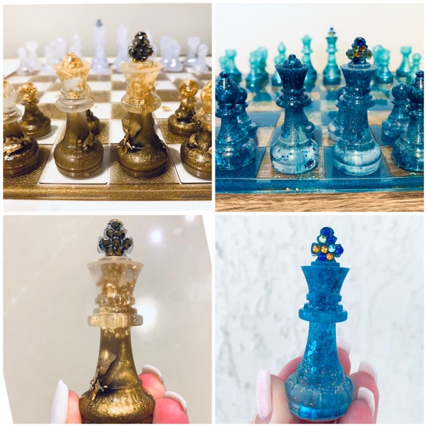 Resin Chess Set - Etsy