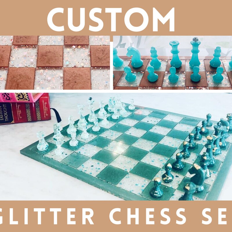 Resin Chess Set - Etsy