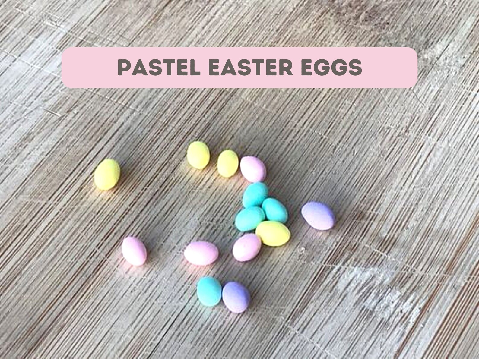 1/12th Scale Miniature Dollhouse Easter Eggs, Miniature Pastel Easter ...