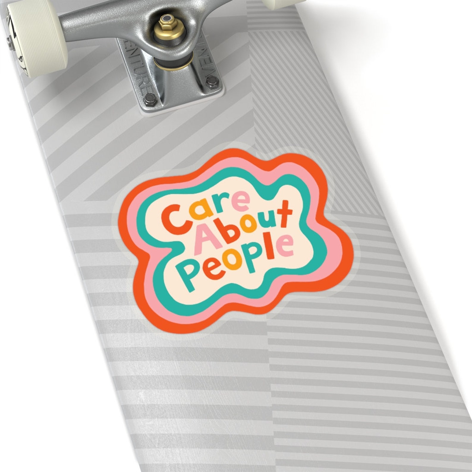 Care About People Sticker, Hippy Sticker, Love Everybody - Etsy