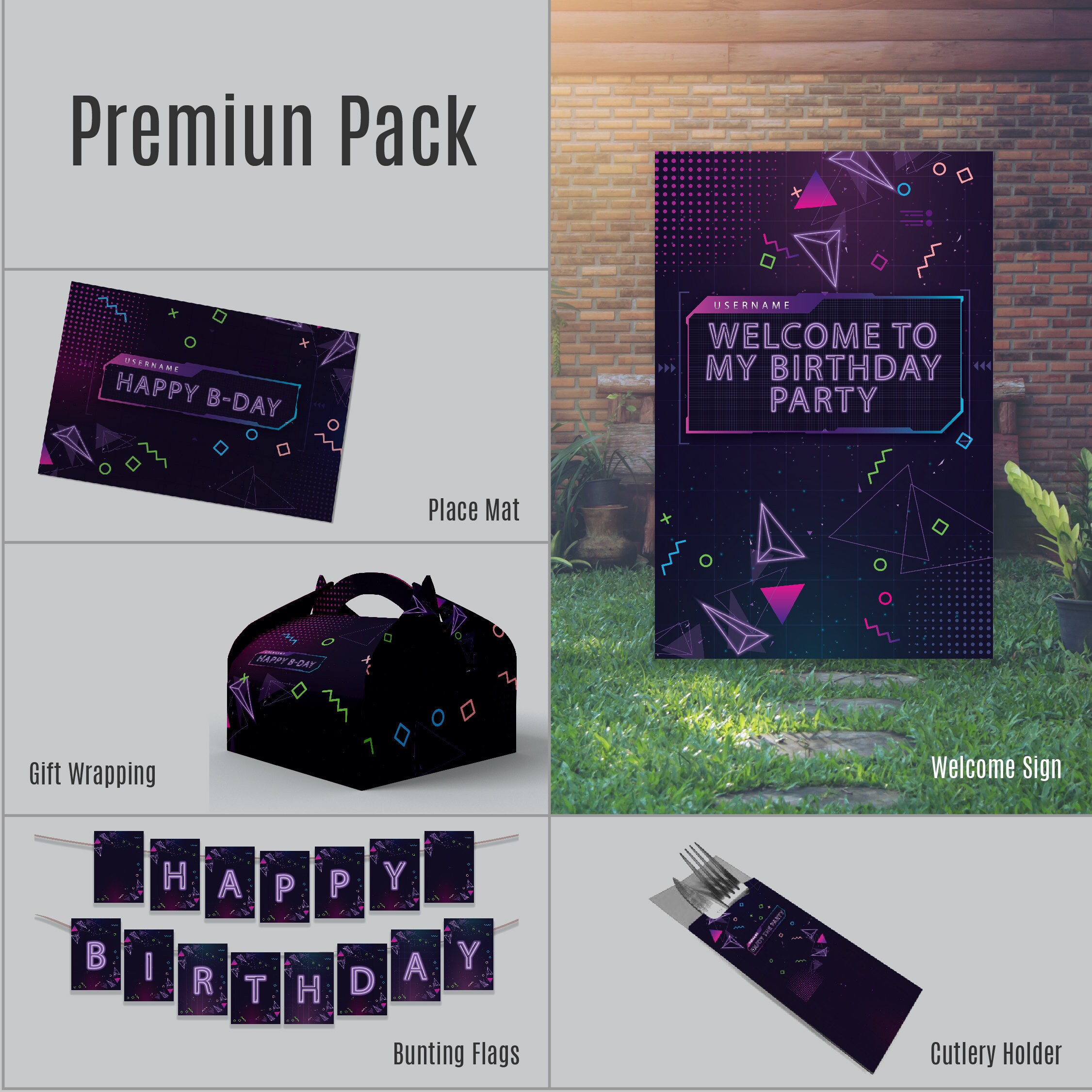 Gamer Digital Stationery Premium Pack | Etsy