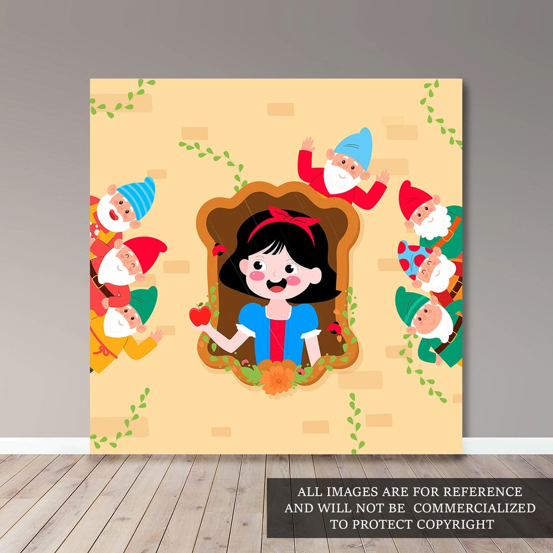 Princess Backdrop Digital File Kid Party Teen Party - Etsy