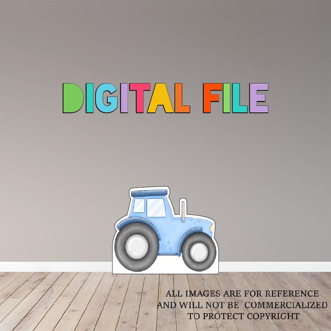 Tractor Character PNG 2FT - Animals Clipart - Cutout - Digital Papers ...