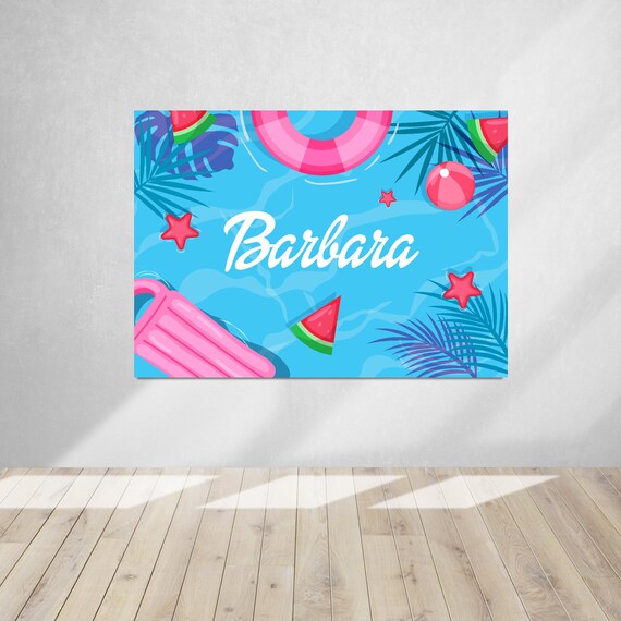 Summer Backdrop Kid Party Teen Party Party Girl Party - Etsy