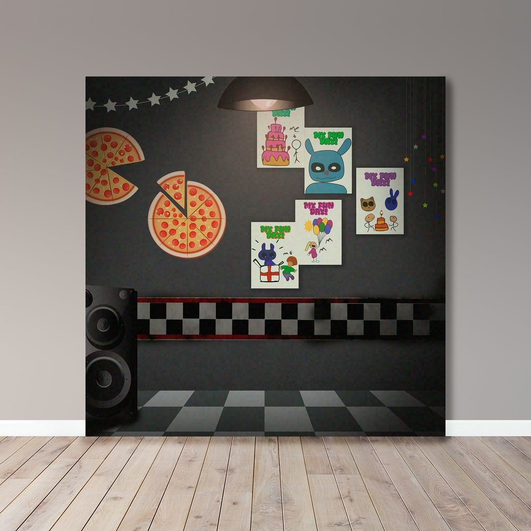 Game Backdrop - Digital File - Videogames - Teen Party - Kid Party ...