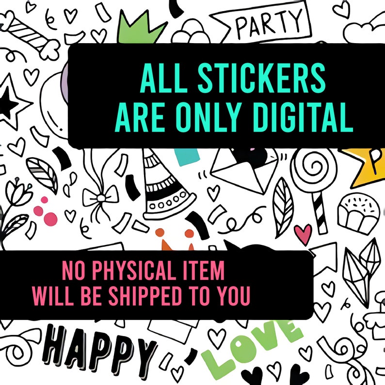 Mouse Stickers - Digital File - Back to School - School Supplies - Kids ...