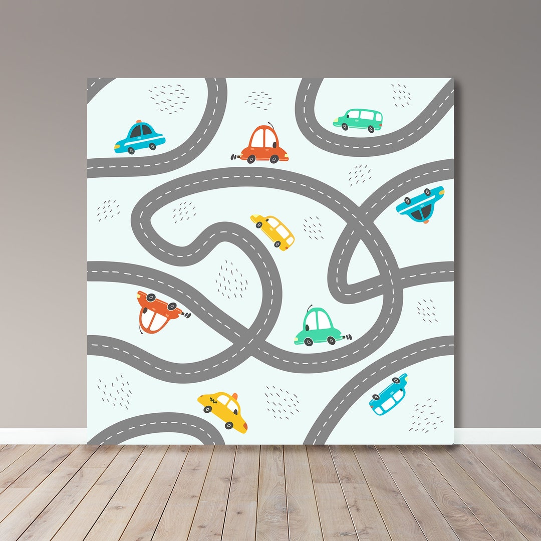 Little Cars Backdrop - Digital File - Kid Party - Party - Boy Party ...