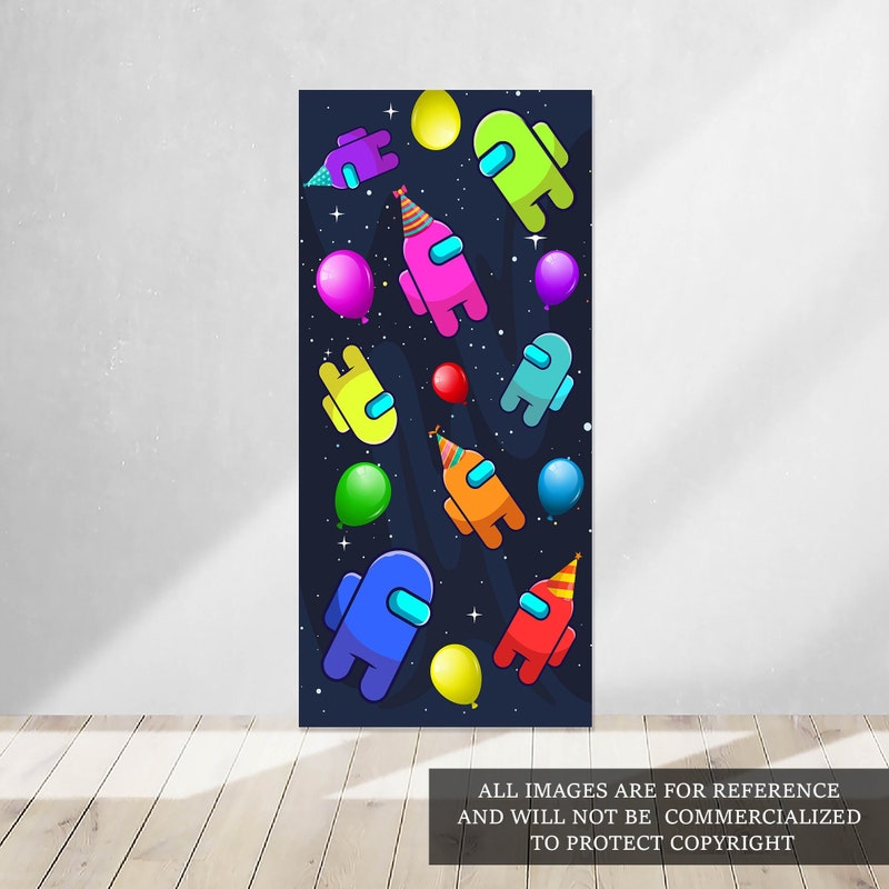 Among Us Birthday Banner - Etsy