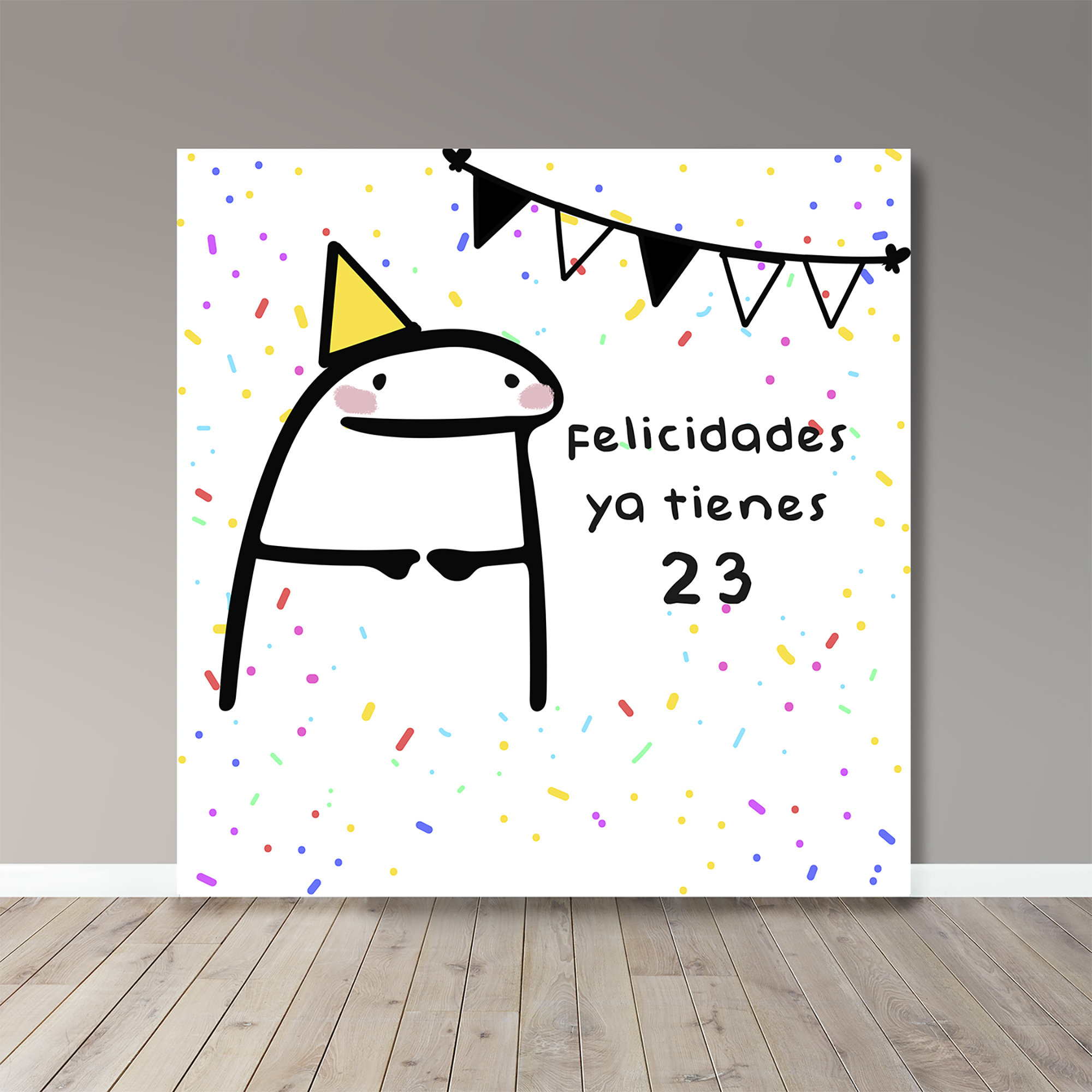 Flork Meme Backdrop Archivo Digital Fiesta Fiesta para | Etsy España