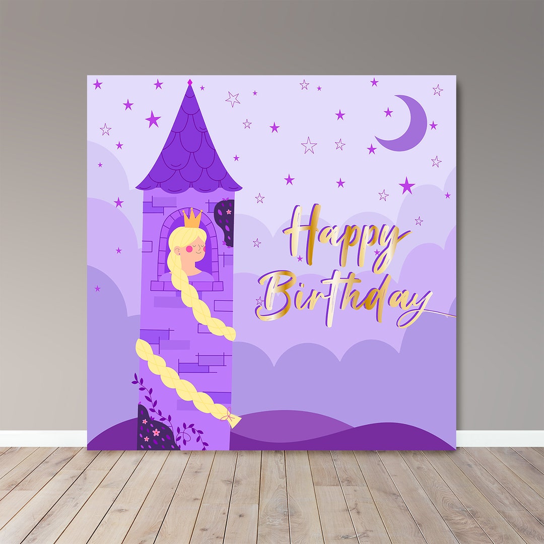 Princess Backdrop Digital File Girl Party Kid Party Teen Party Party ...