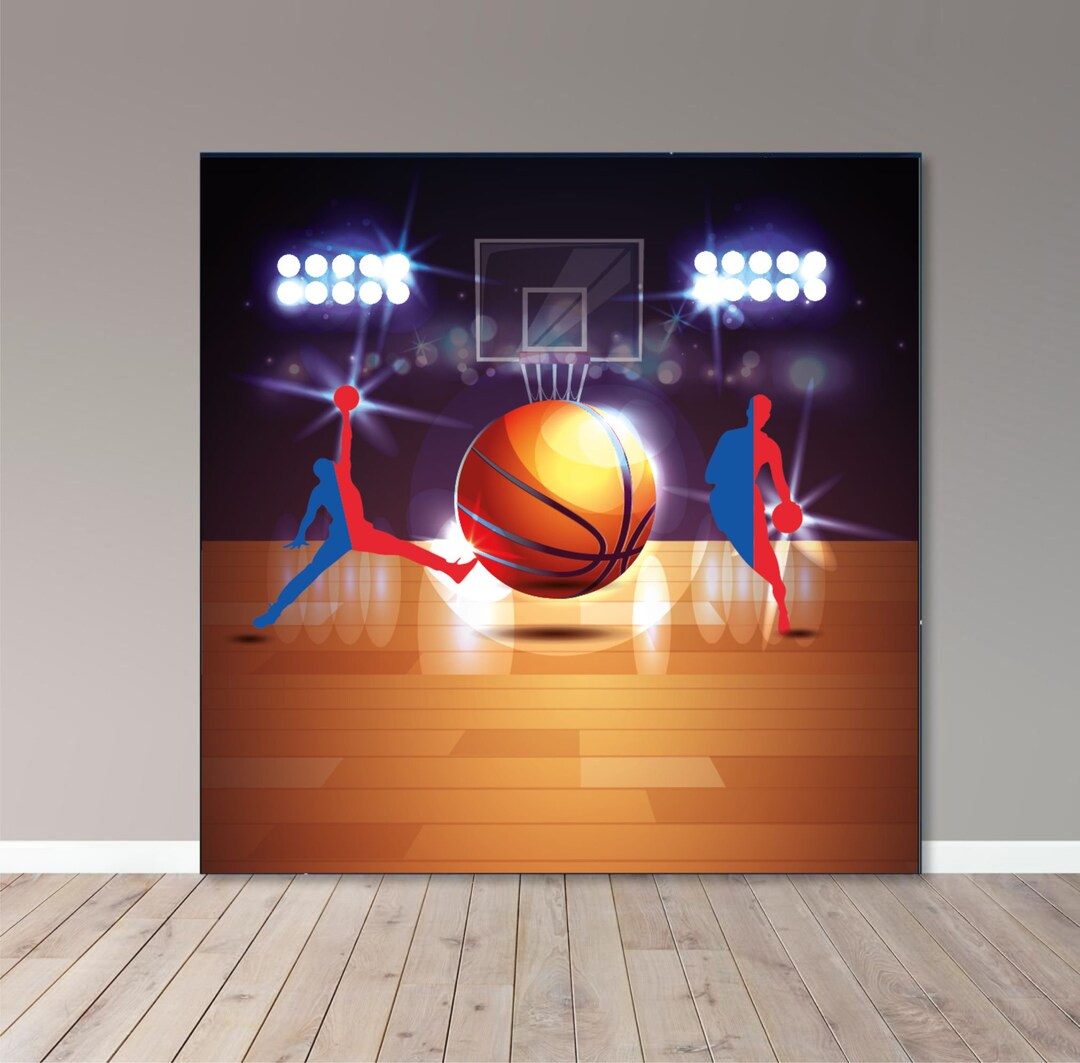Basketball Party Backdrop – Teen/kid Birthday Banner (digital File) - Etsy