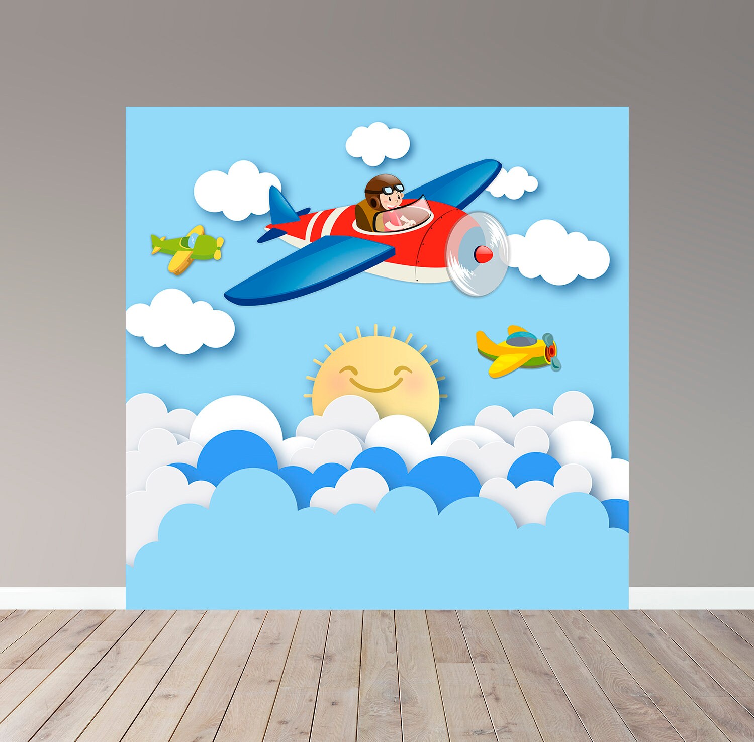Airplanes Backdrop Digital File Teen Party Kid Party | Etsy