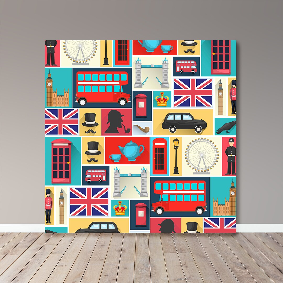 LONDON Backdrop - Digital File - Event - Party Banner - Printable ...