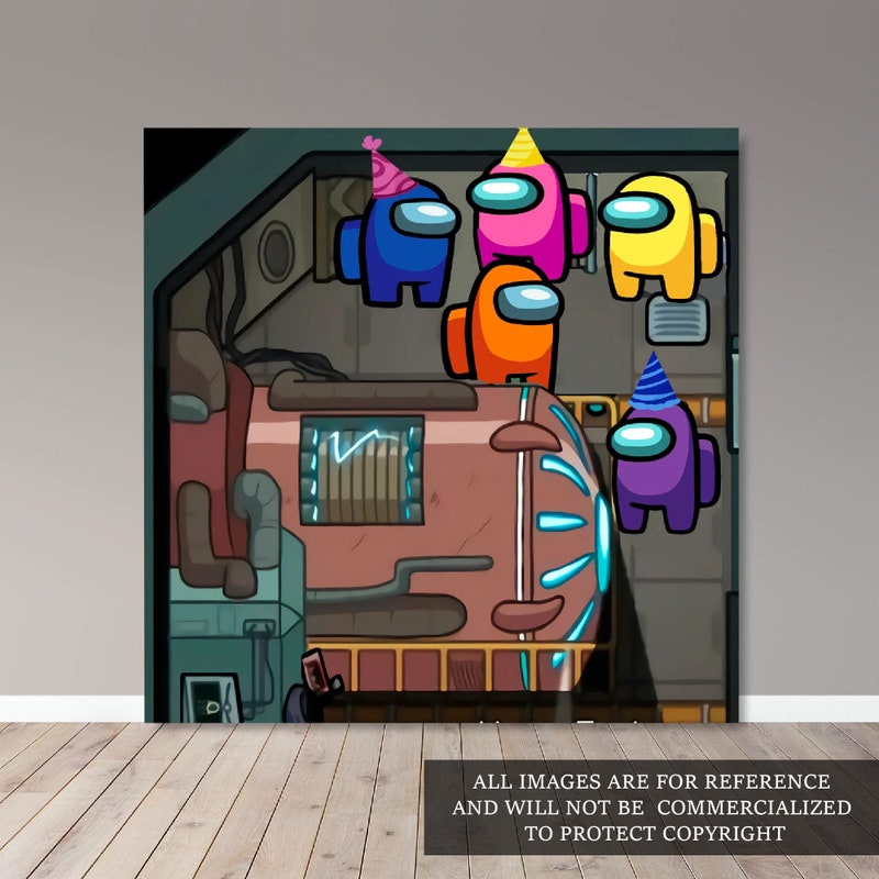 Among Us Birthday Banner - Etsy