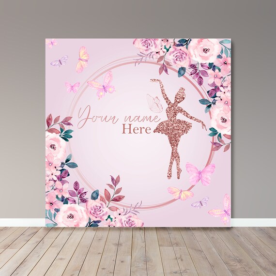 Ballet Backdrop Digital File Event Girl Party Pastel - Etsy