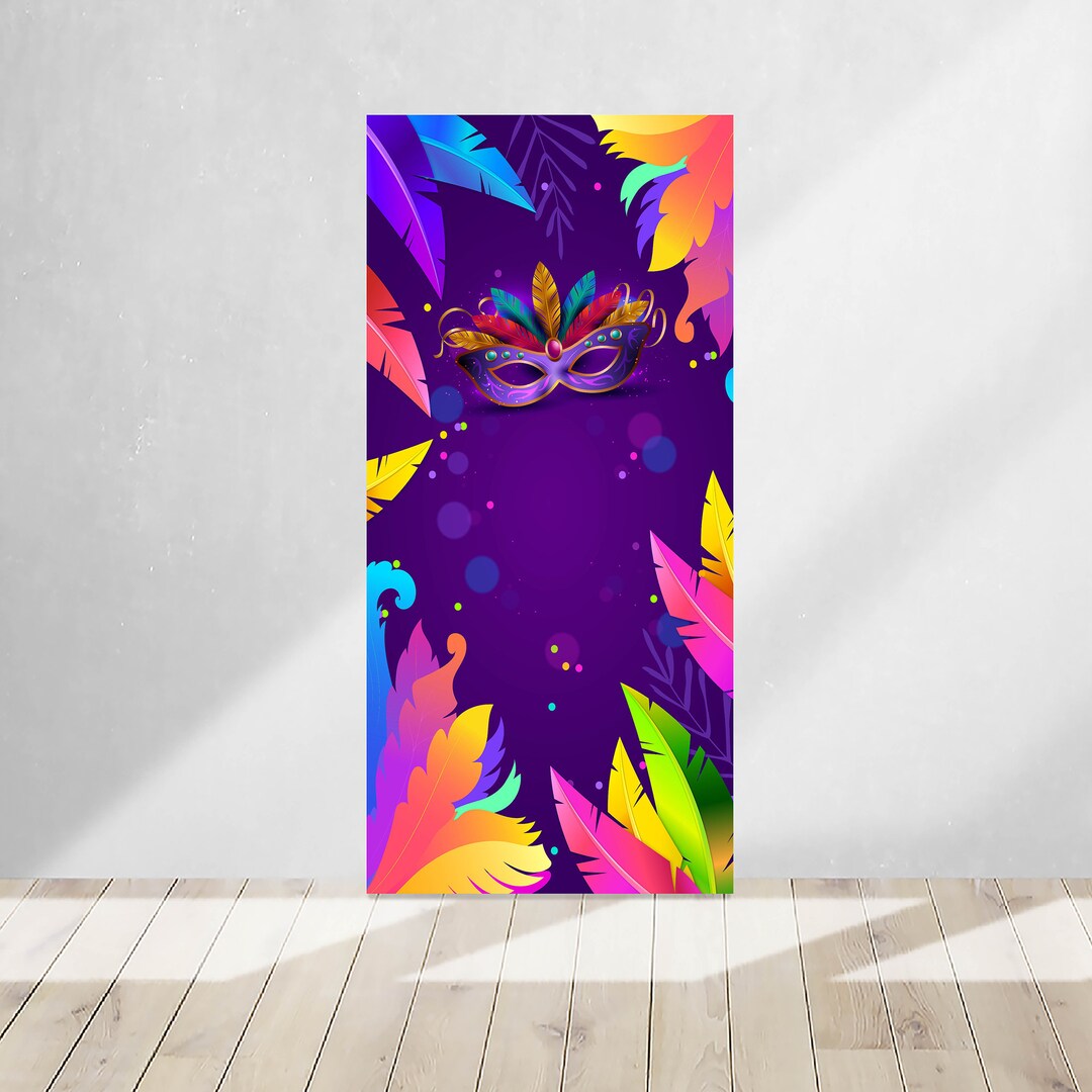 Carnaval Backdrop - Digital File - Adult Party - Party - Party Banner ...