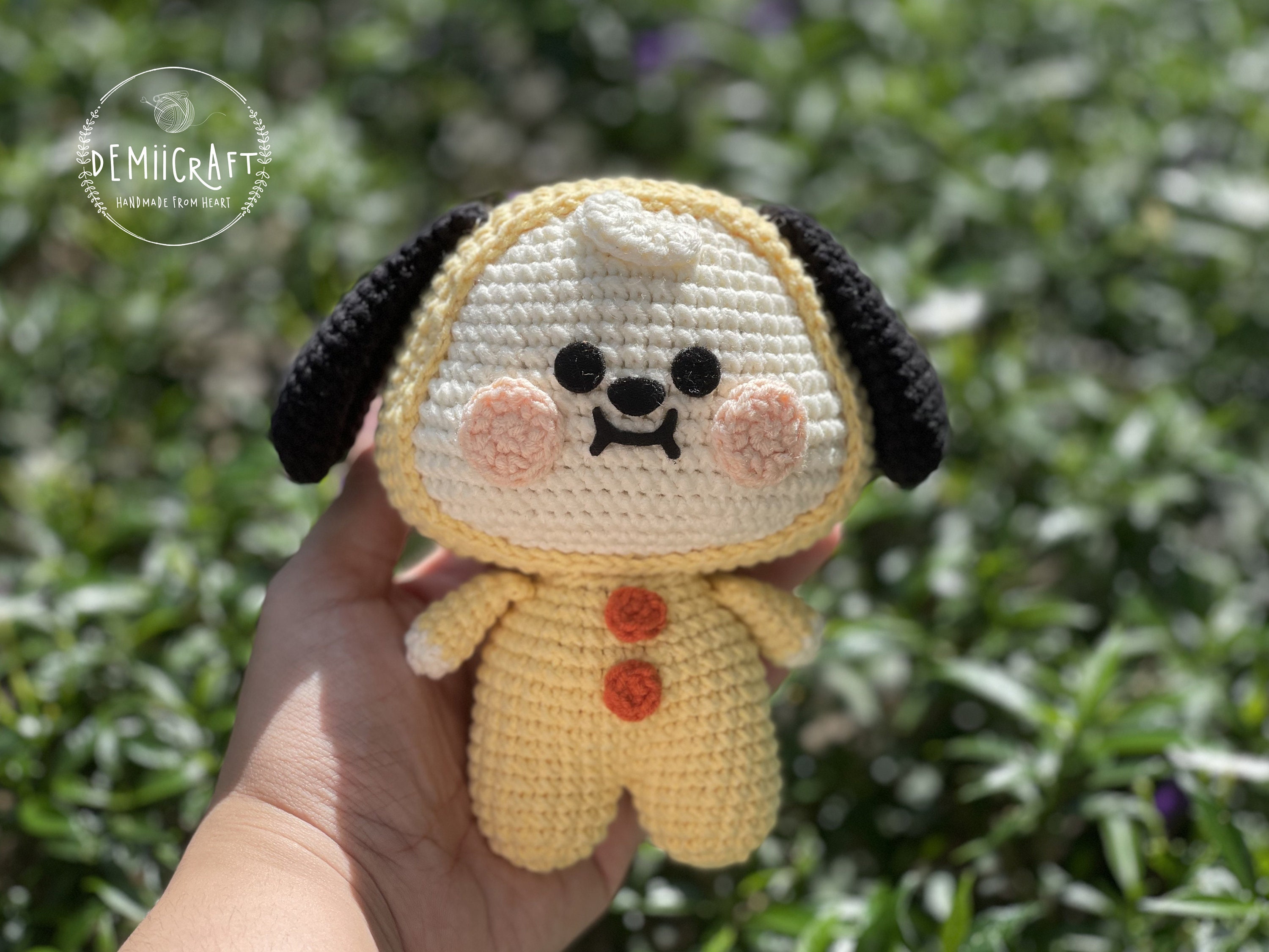 Crochet Kpop Doll Yellow Puppy Chimmy Amigurumi Pattern. PDF | Etsy