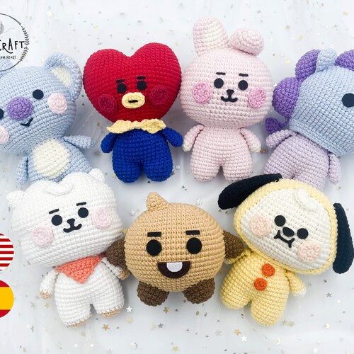 Crochet Kpop Doll Yellow Puppy Chimmy Amigurumi Pattern. PDF - Etsy