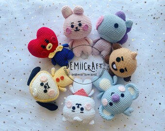 Crochet Kpop Doll Horse Mask Mang Amigurumi Pattern. PDF File. Instant ...