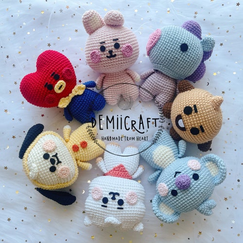 Crochet Kpop Doll Plushie Amigurumi Pattern. PDF File. Instant - Etsy