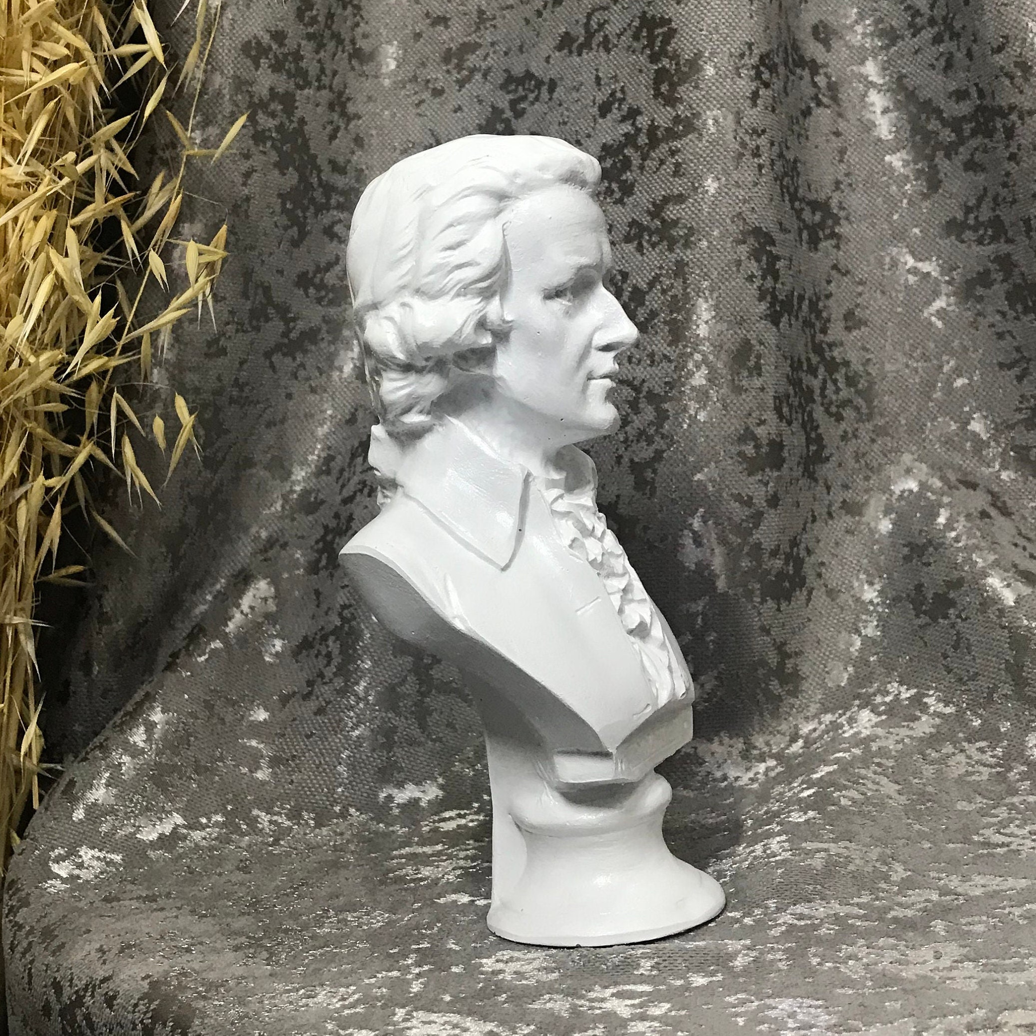 Bust of Wolfgang Amadeus Mozart Handmade Artistic Sculpture Desktop ...