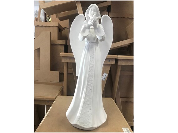 ANGEL WITH BIRD Statue Sculpture | Etsy