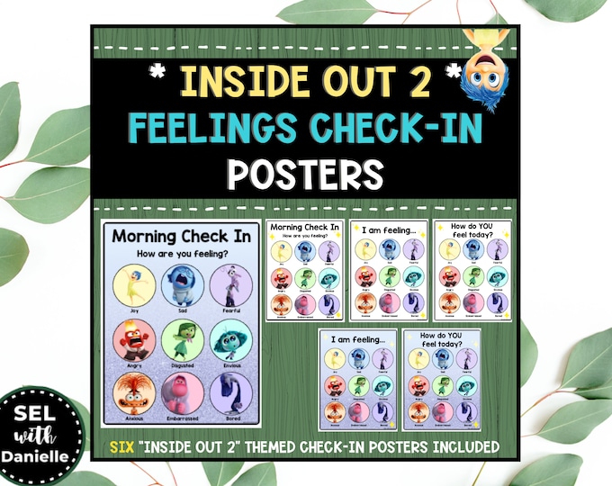 Inside Out Feelings Check In - Etsy