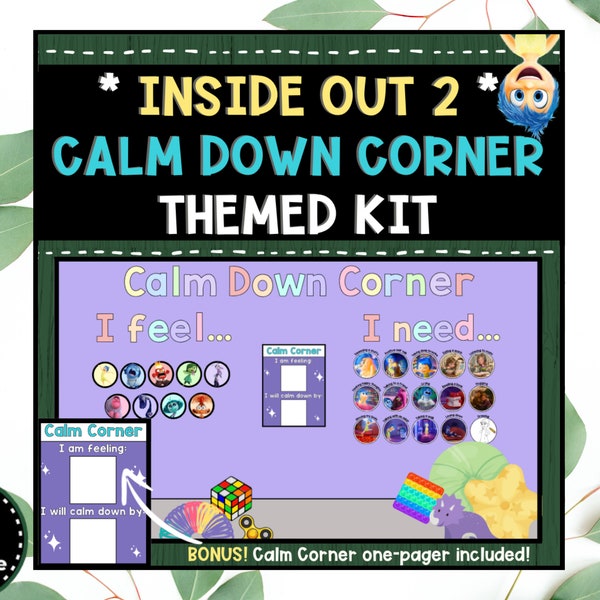 Calm Down Corner Theme - Etsy UK