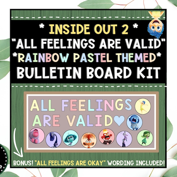 Inside Out Feelings Board - Etsy