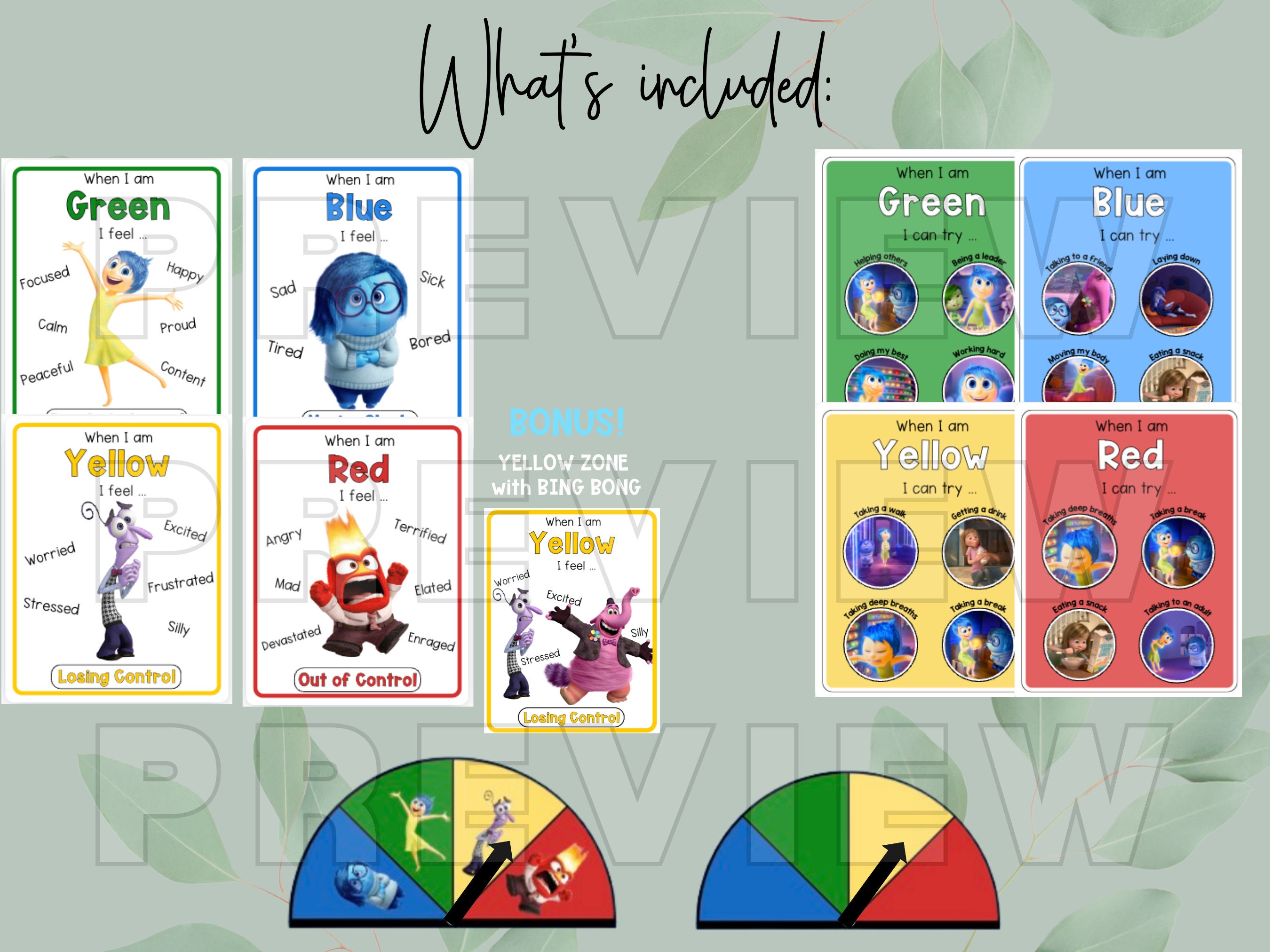 Self Regulation - "inside Out" Themed - Posters, Strategies + Student ...