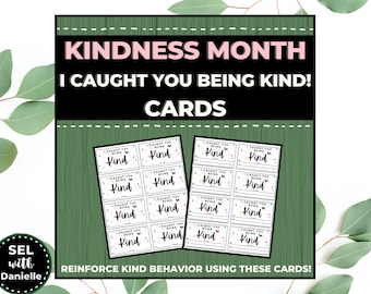Caught Being Kind Cards - Etsy