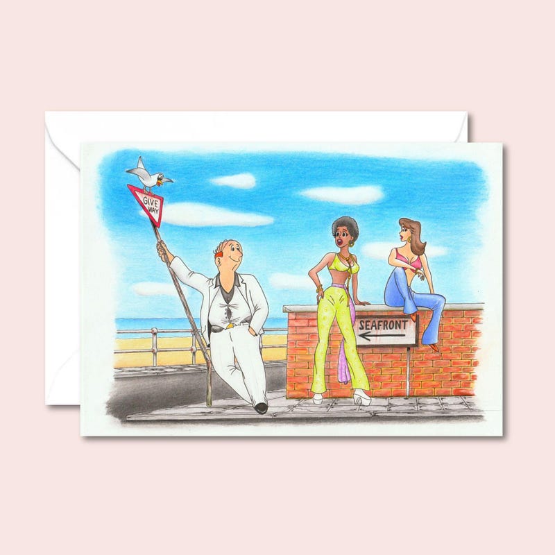 Funny Seaside Postcards - Etsy