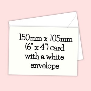 Classic Sixties Car Greetings Card Hand Drawn Original Art Card for All ...