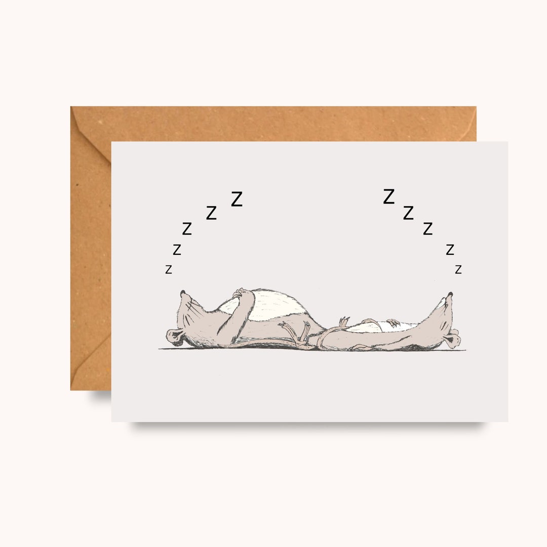 Cute Mice Card Animal Art Greeting Card - Etsy