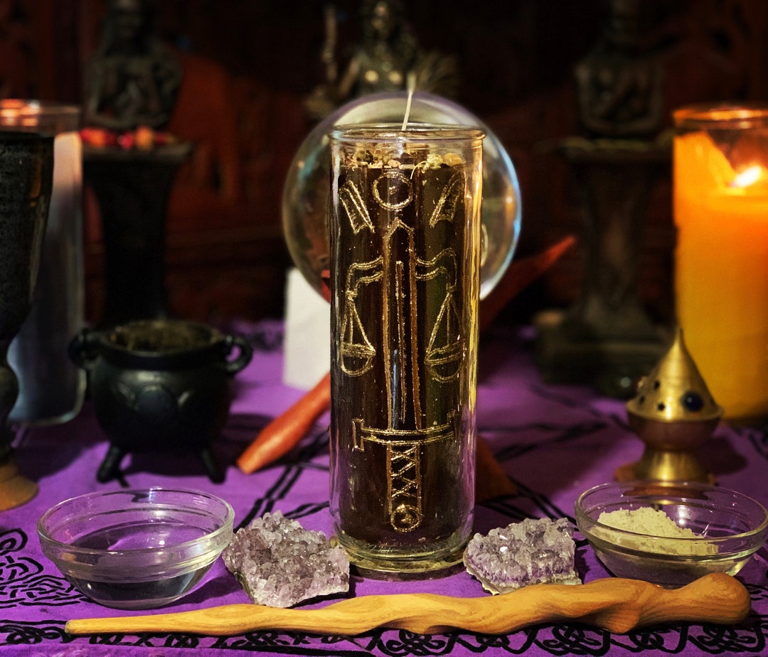 Court Case - Dressed 7 Day Candle - Etsy