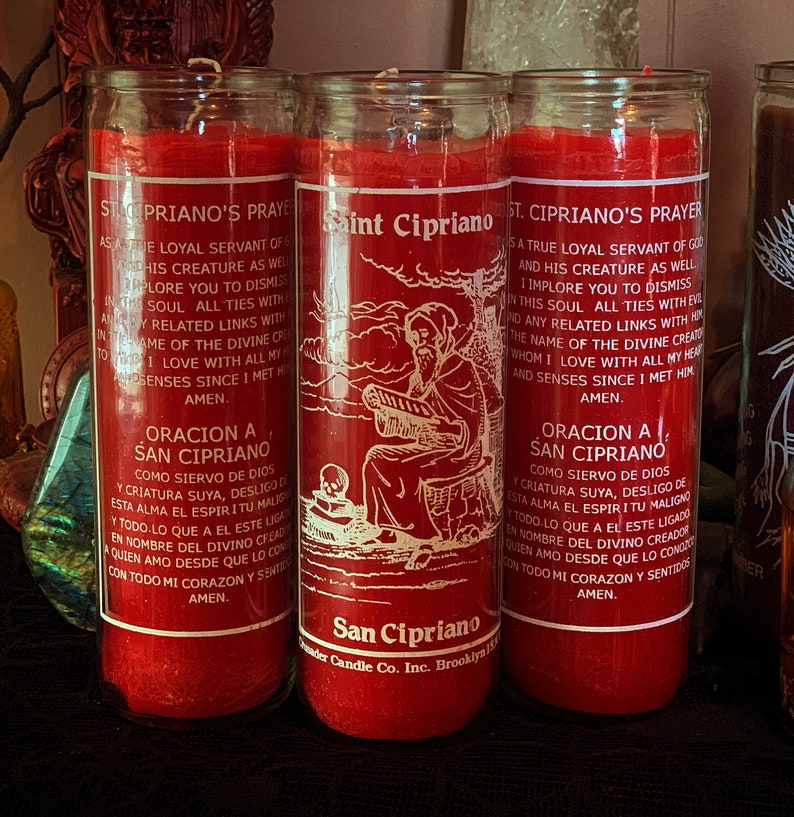 St. Cyprian (7-day Candle) - Etsy