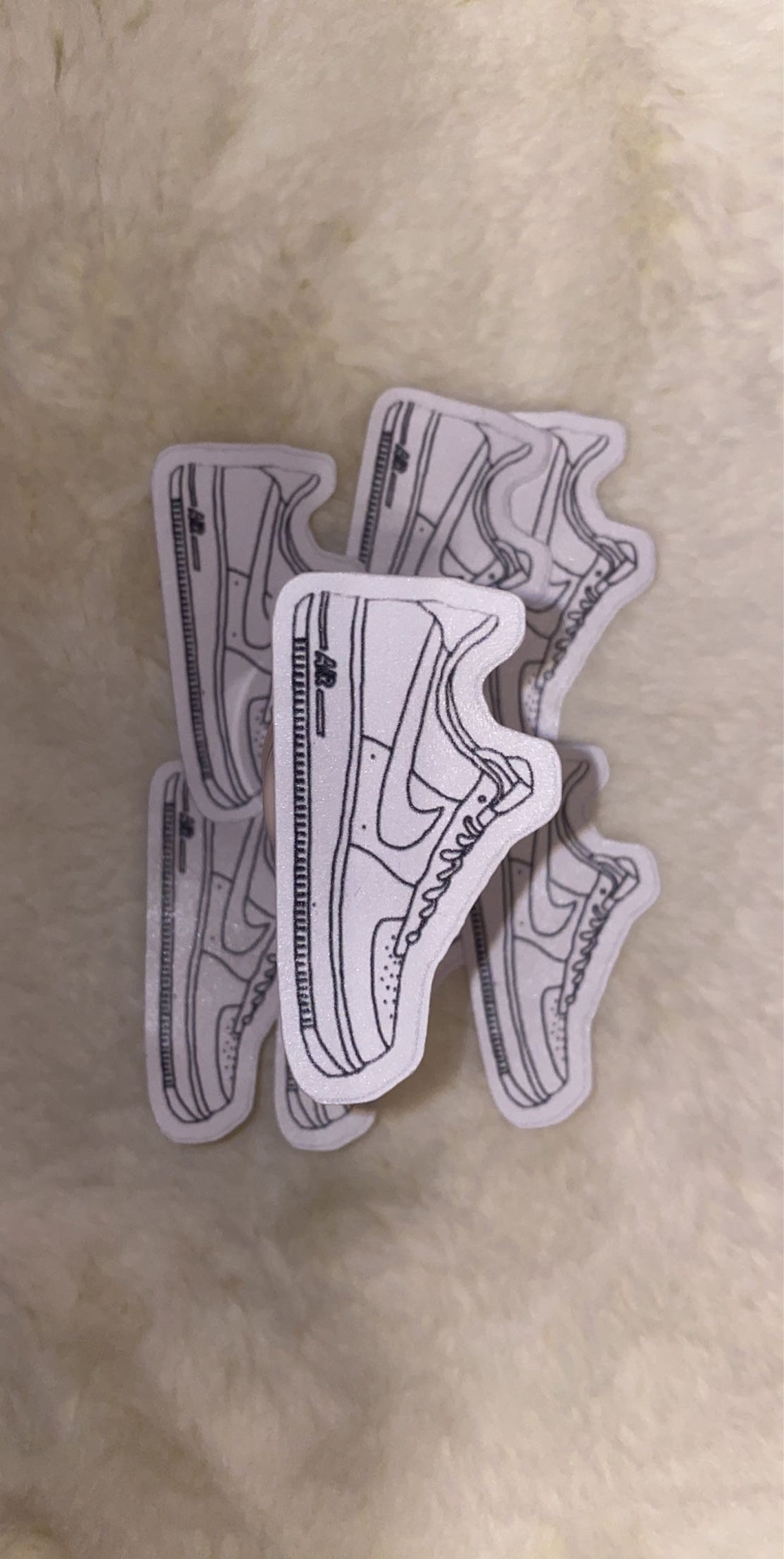Nike Air Force One Sticker CLEARANCE | Etsy