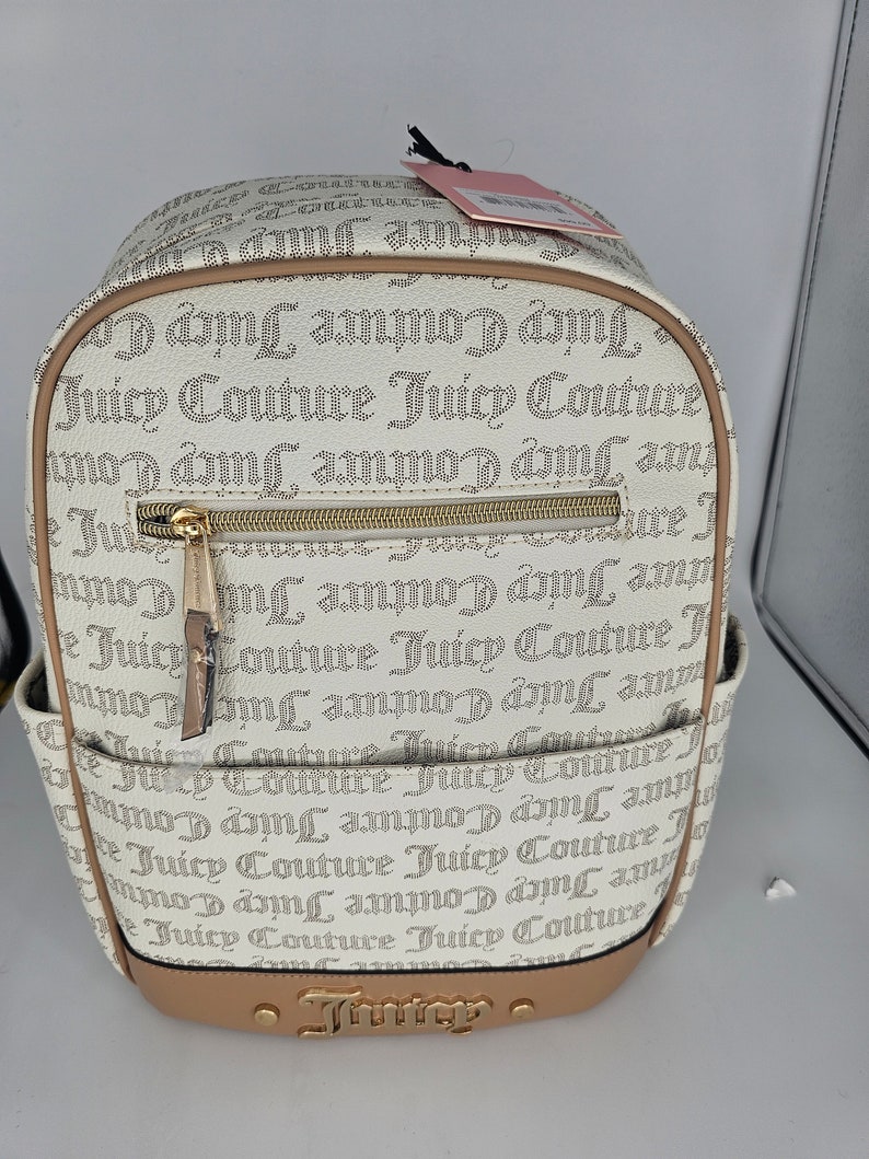 Juicy Couture Pecan White Full Size Backpack Retail - Etsy