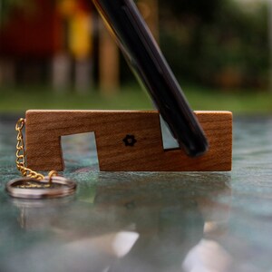 HANDMADE Wooden Phone Keychain Holder for Smartphones - Etsy