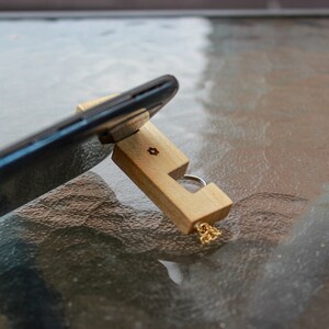 HANDMADE Wooden Phone Keychain Holder for Smartphones - Etsy