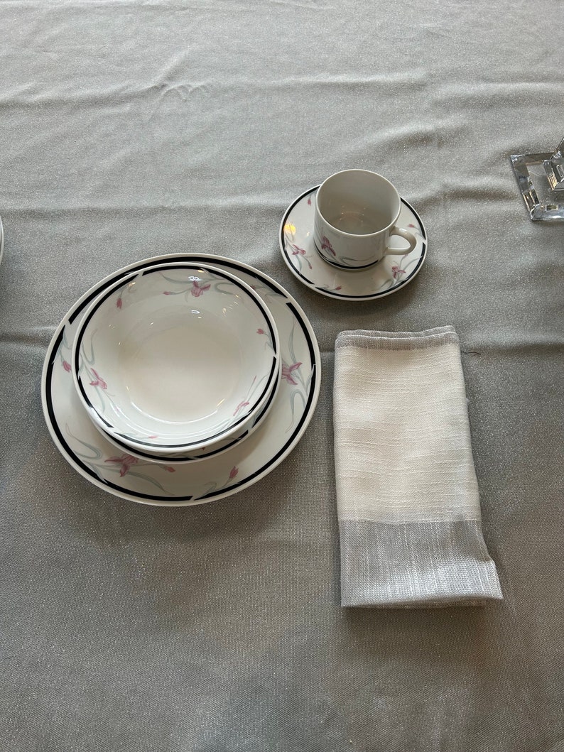 60 Pc Versailles China Pearl Artland Collection China 1989 Full Dining ...