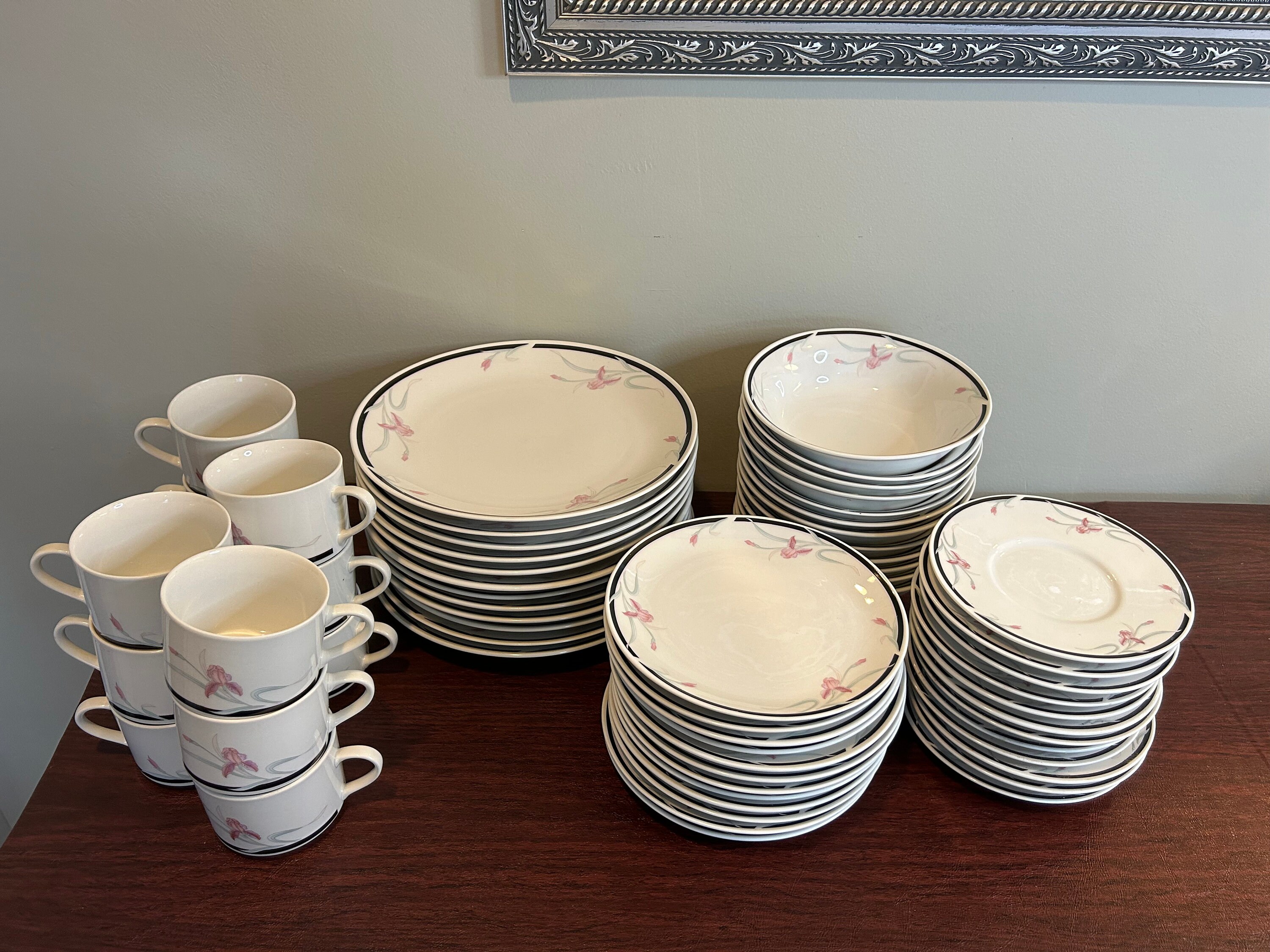 60 Pc Versailles China Pearl Artland Collection China 1989 Full Dining ...