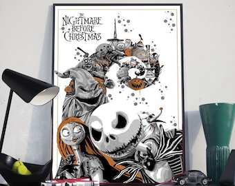 Jack Skellington Poster - Etsy