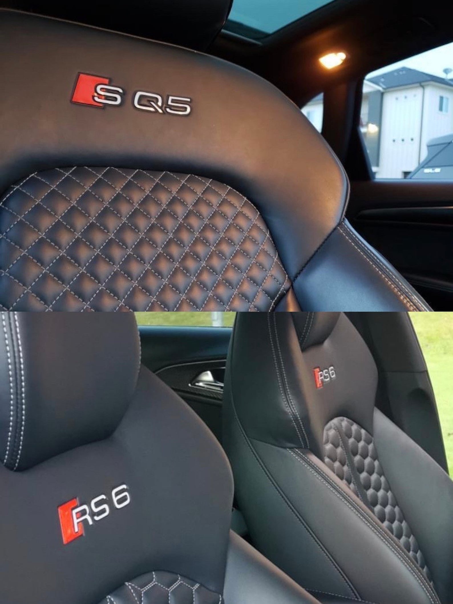 Audi Seat Emblem Decals Set of 2 Decals | Etsy