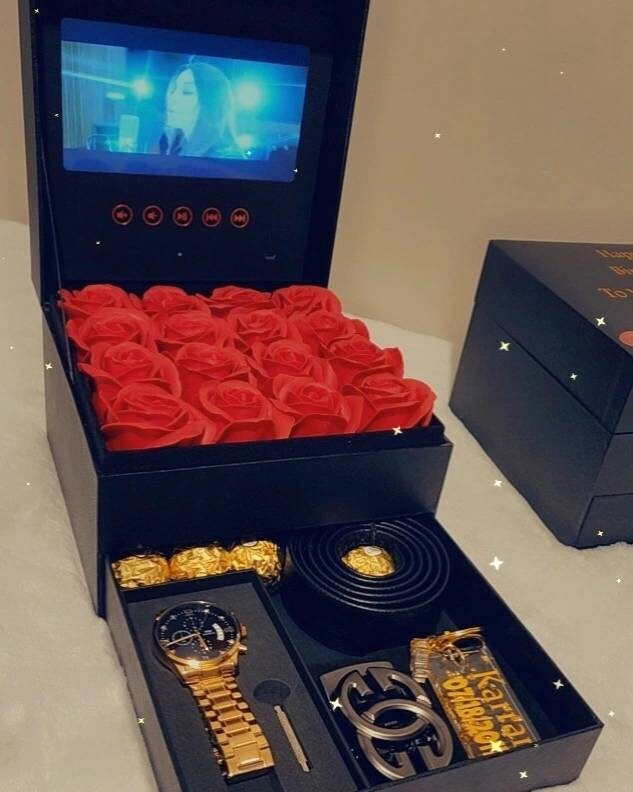 Gift Box Video Screen With Drawer Customize - Etsy