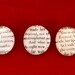 A Set of 5 Book Page Magnets - Etsy