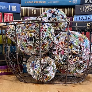 Decorative Balls, Decorative Book Paper Balls, Children's Book ...